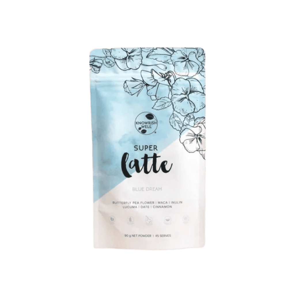 Knowrish Well Super Latte Powder 90g (Blue Dream) – HealthHQ