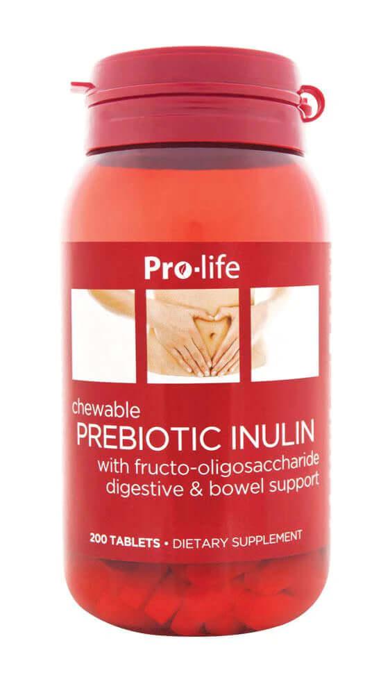 Pro-life Prebiotic Inulin 200 Chewable Tablets – HealthHQ